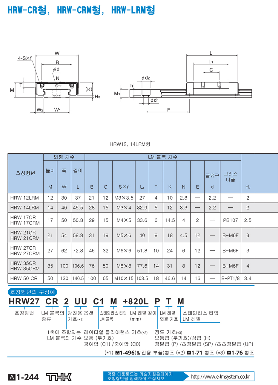 모아테크 > 볼타입 > HRW-CR(와이드형)